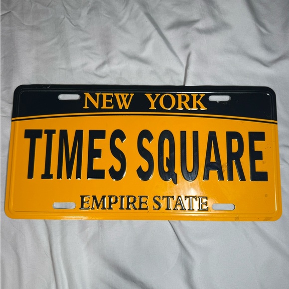 Wall Decor | New York Times Square License Plate | Poshmark